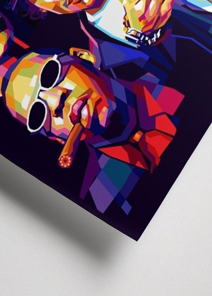 Rappers Legend Pop Art Style Poster von Cholik Hamka | Printler