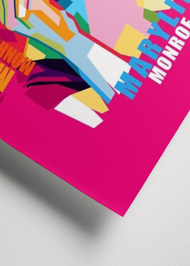 Marylin Monroe Pop Art Style Poster von Cholik Hamka | Printler