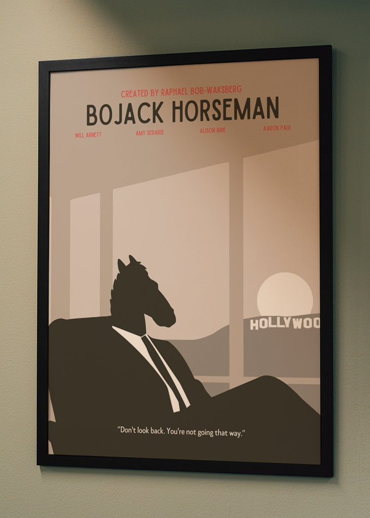 BOJACK HORSEMAN Poster von Cine Universe | Printler