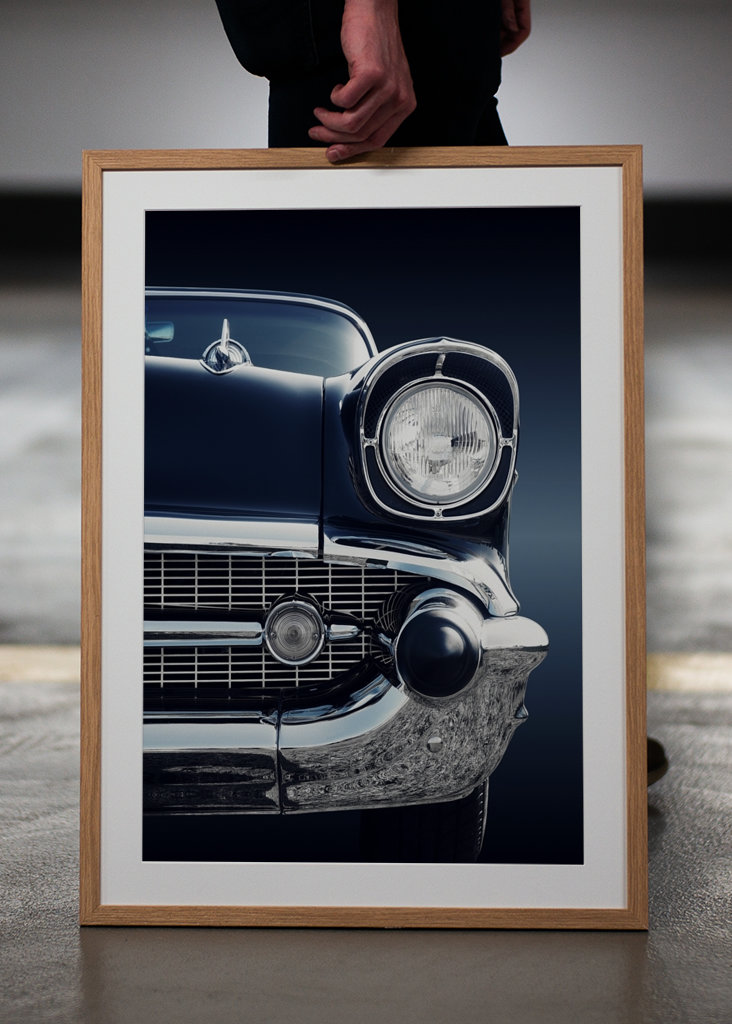 US Oldtimer Bel Air 1957 Poster von Beate Gube | Printler