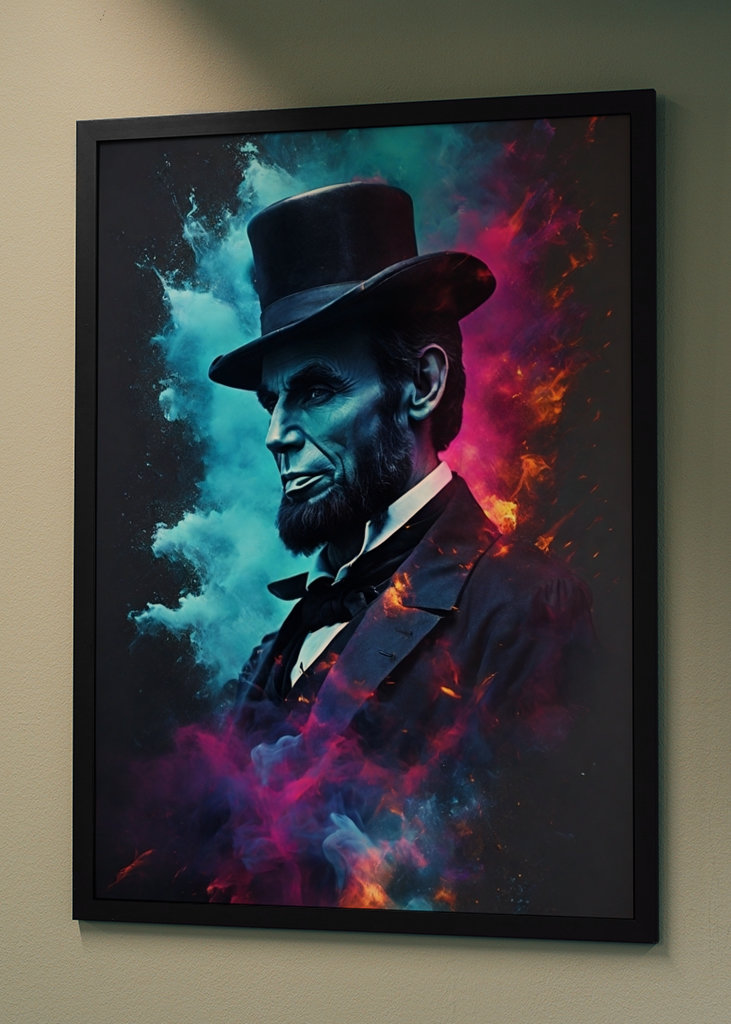 Abraham Lincoln Poster von vena gutterez | Printler