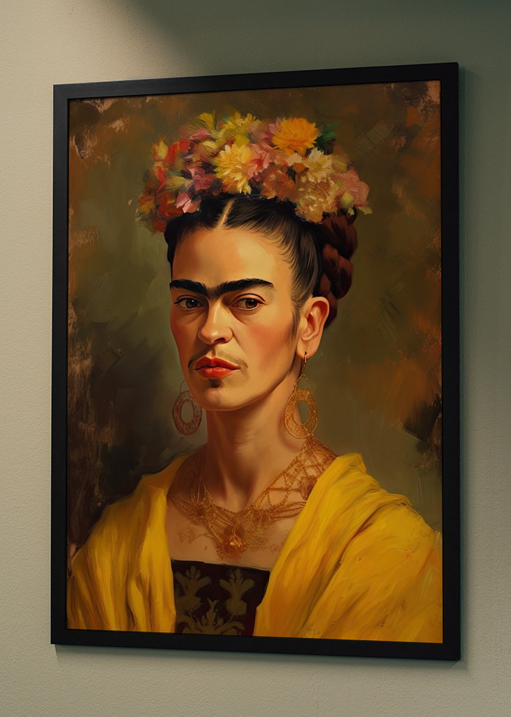 Frida Kahlo Poster von Niki Flair | Printler