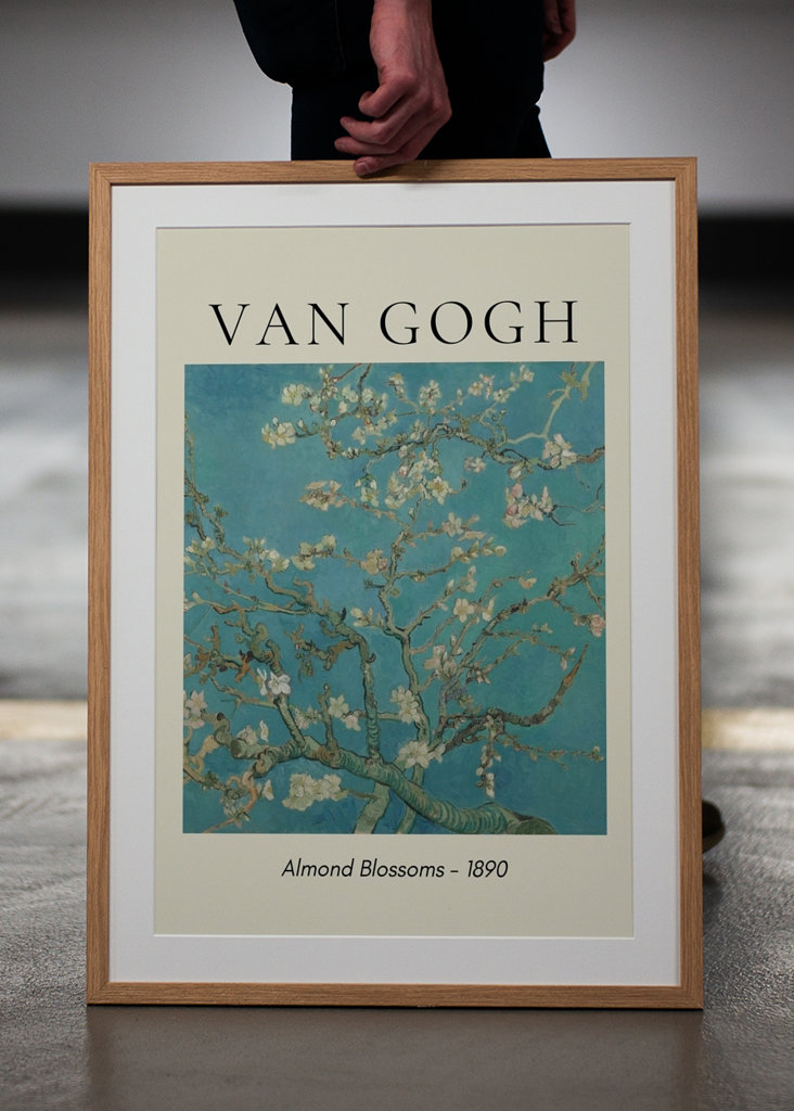Van Gogh Almond Blossoms Poster von Bauhausian | Printler