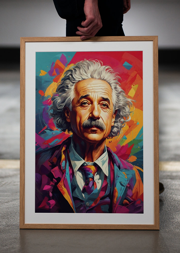 albert einstein Poster von vena gutterez | Printler