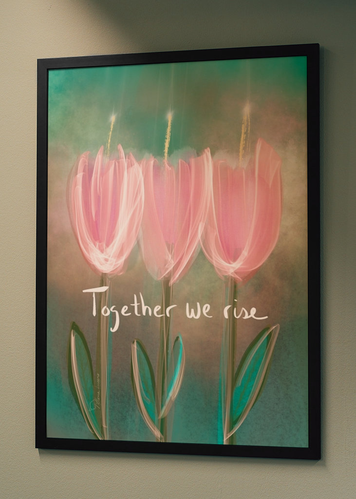 together we rise Poster von Paloma Lucero | Printler