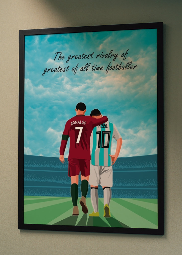 greatest of all time rivalry Poster von misbah dinara | Printler