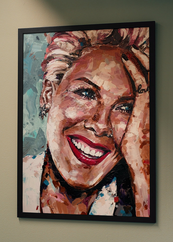 P!nk painting Poster von Johannes | Printler