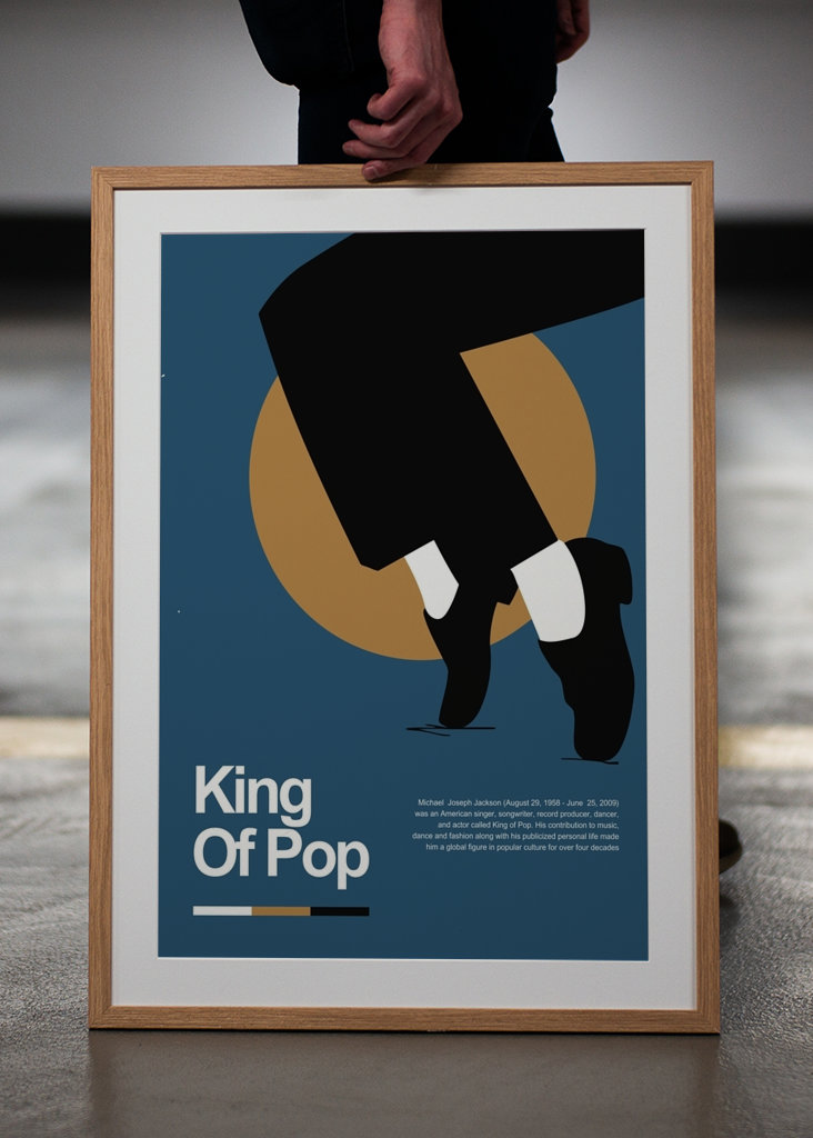 Michael Jackson King of Pop Poster von WePeAaPe | Printler
