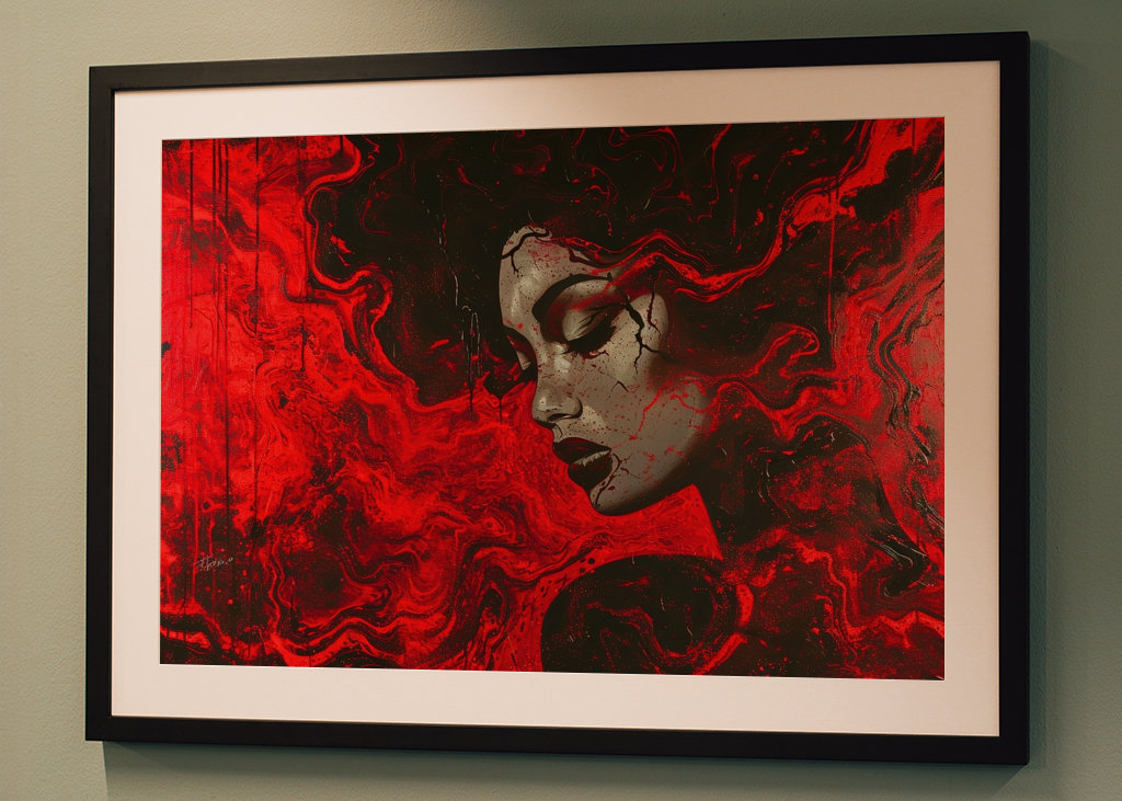 red mist Poster von FreiaDesigns | Printler