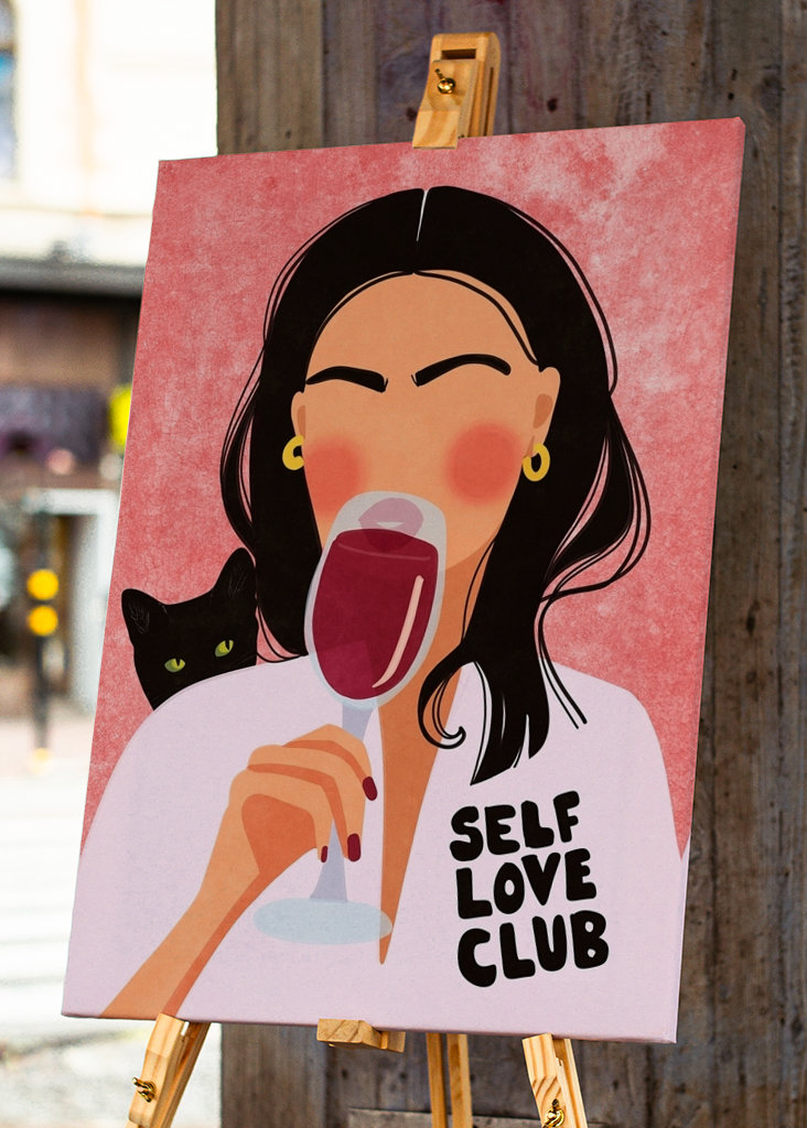Self Love Club posters & prints by Raissa Oltmanns - Printler