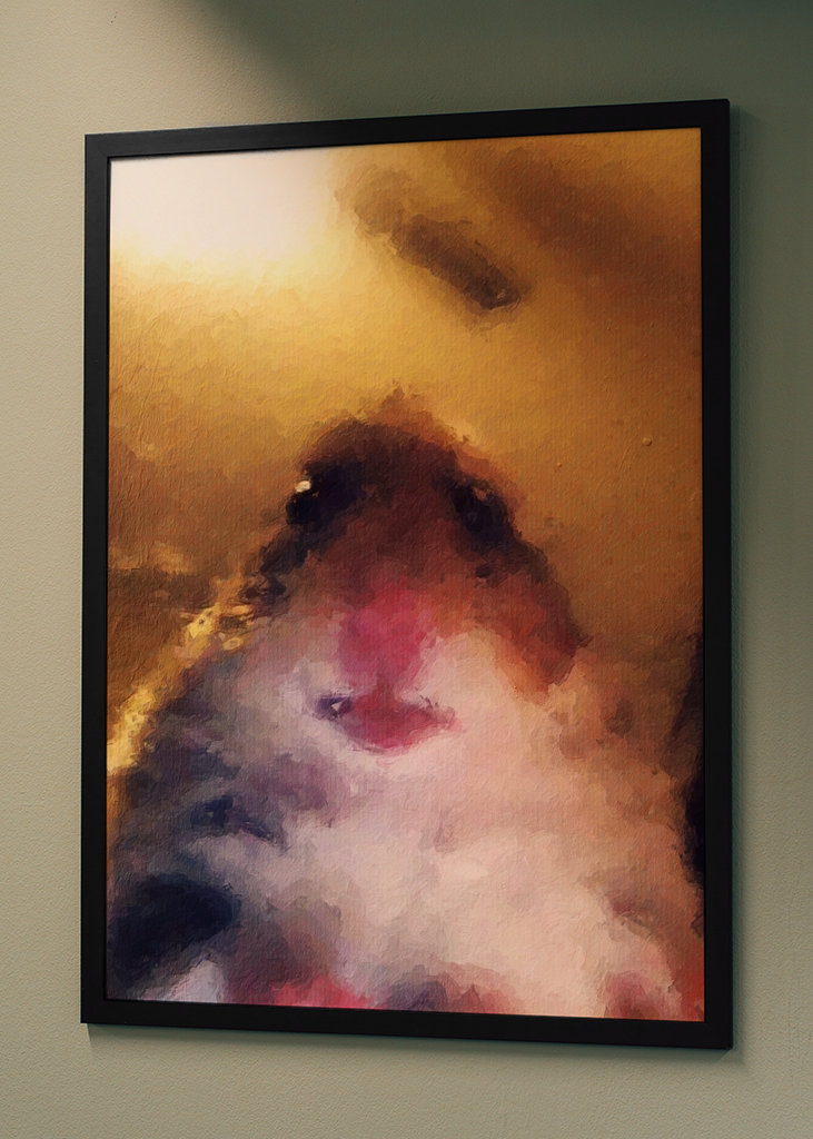 Hamster-Meme Poster von Tur Wan | Printler