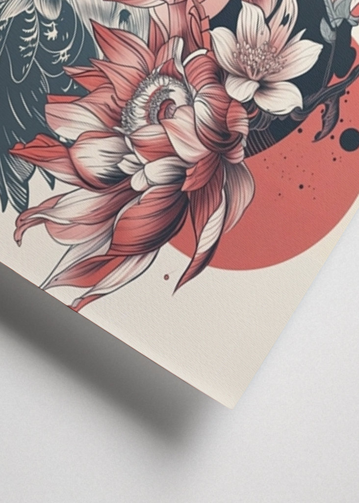 Het Portret van de uil posters & art prints door Friedrich XO - Printler