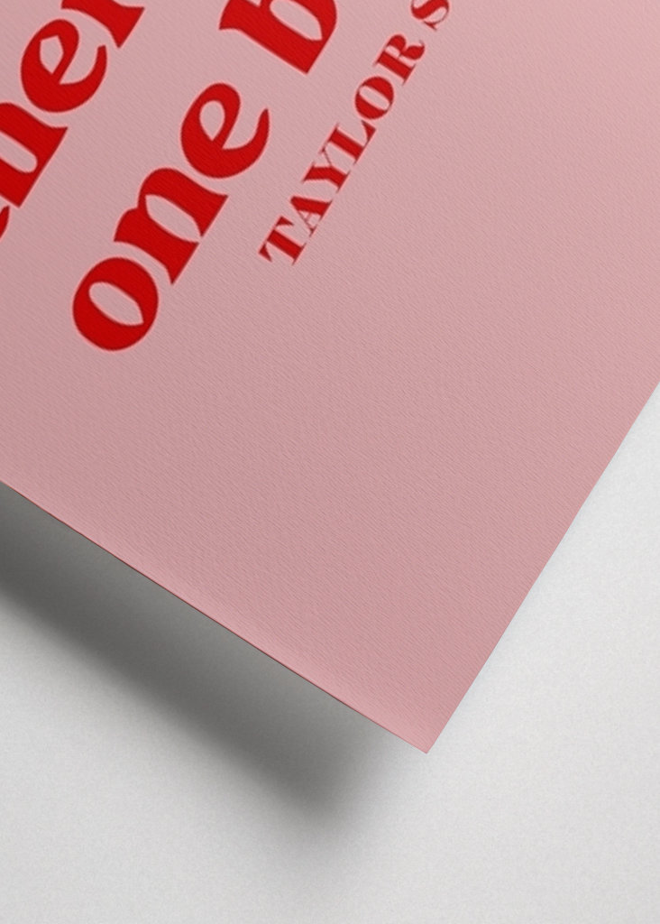 Taylor Swift Lyrics posters & prints by Lory Pentolo - Printler