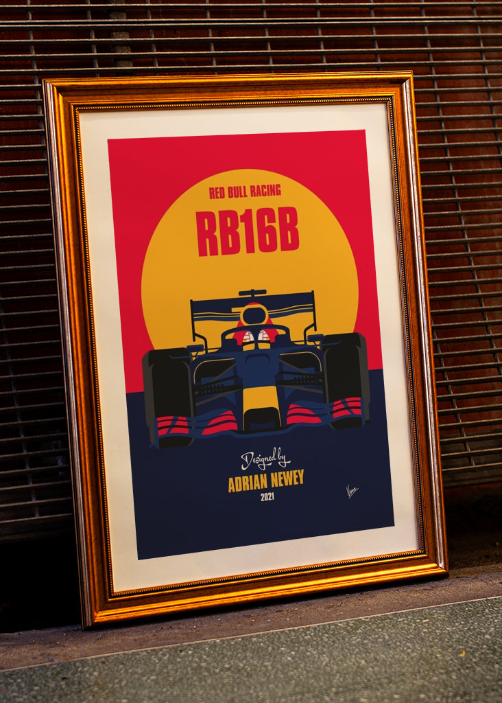 MY 2021 Red Bull Racing RB16B Poster von Chungkong Art | Printler