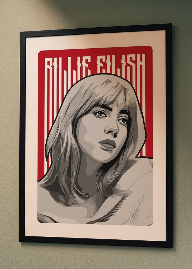 Billie Eilish Poster von Ilham Dwi Saputra | Printler