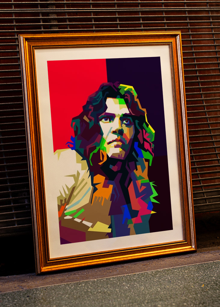 Tommy Bolin Rockmusiker WPAP Poster von Vintage WPAP | Printler