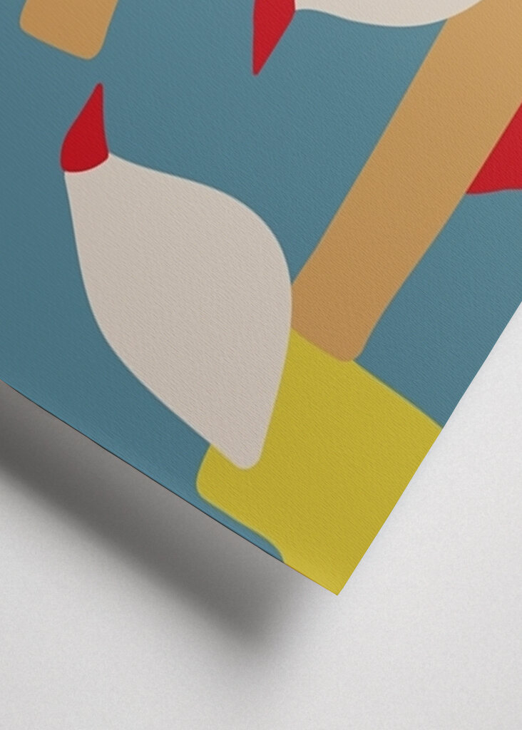 Abstract Seagull Landscape posters & prints by Klipposter - Printler