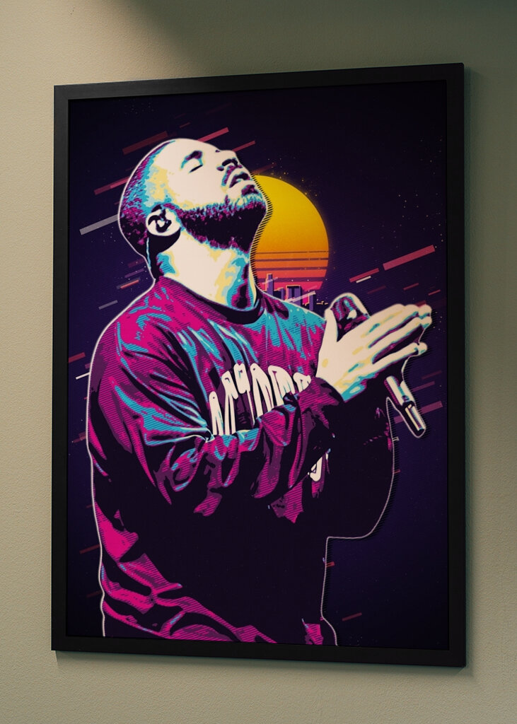 Drake Rapper Style Retro Poster von ArtGionino | Printler
