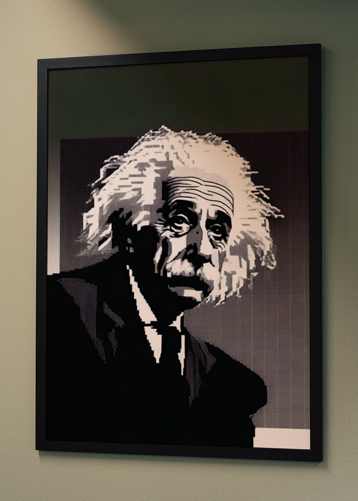 Albert Einstein Poster von Minh Anh | Printler