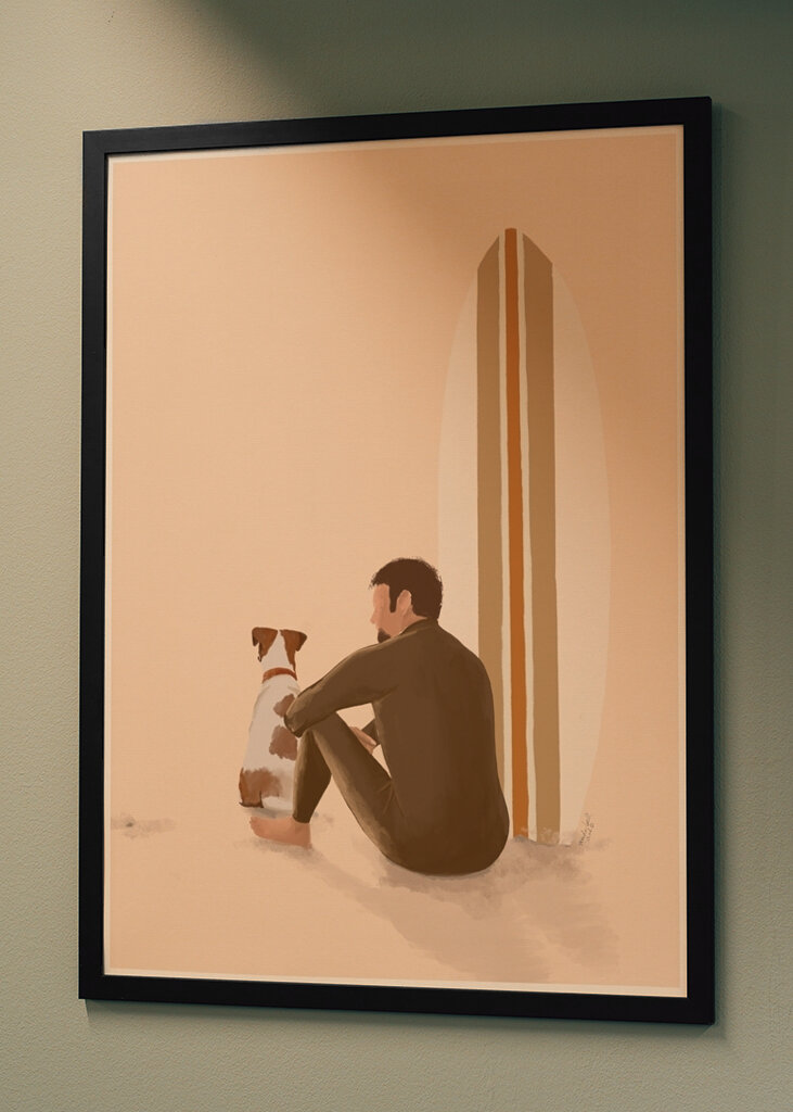 Surfside Serenity Poster von Andi Bell Art | Printler