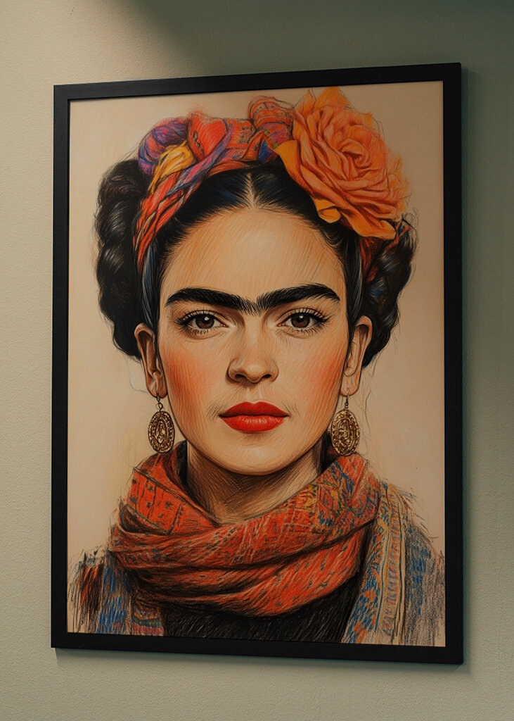 Frida Kahlo Poster von Niki Flair | Printler