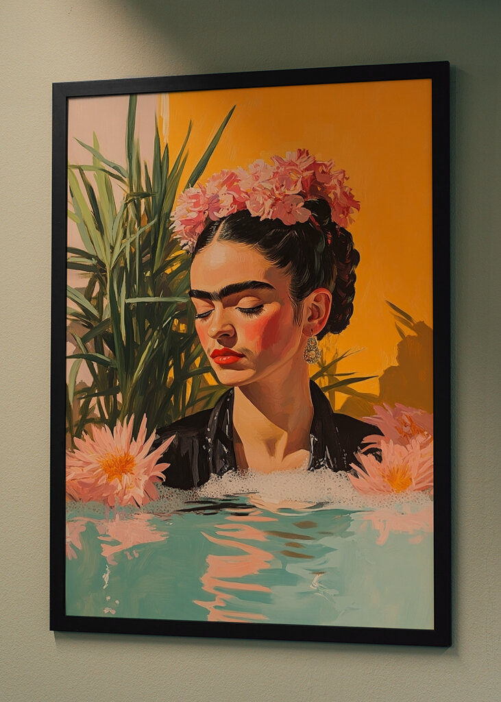 Frida Kahlo Poster von Niklas Maximilian | Printler