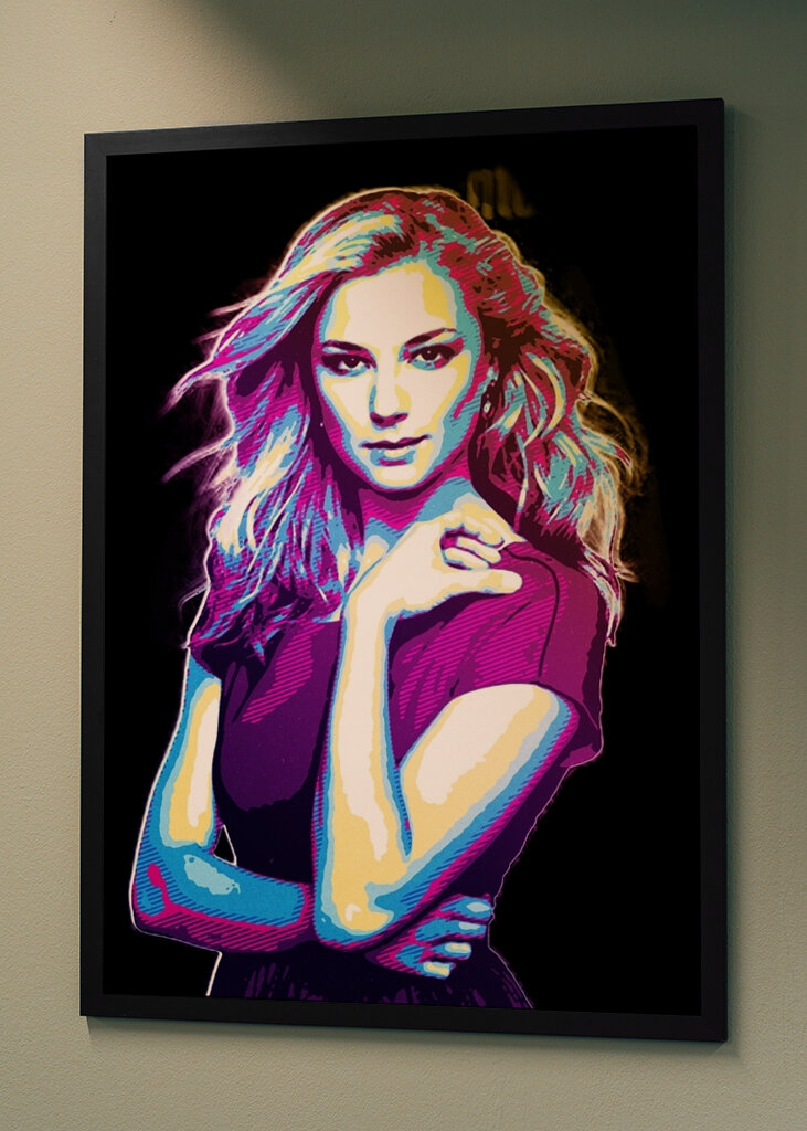 Emily Vancamp Retro-Kunst Poster von jamurART | Printler