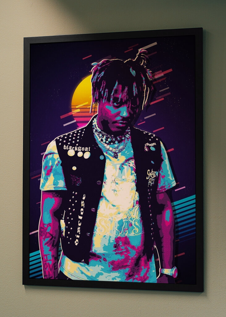 Juice WRLD rapp Rapper Poster von Ahmad Basuni | Printler