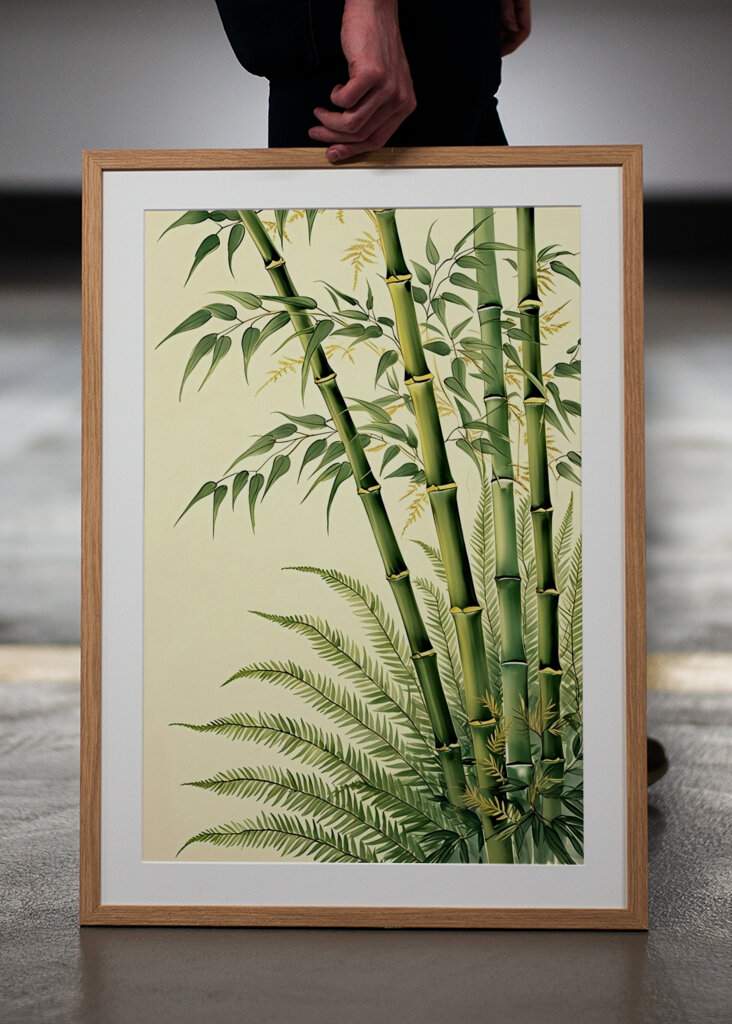 Bambus und Farn Poster von PTR999 | Printler