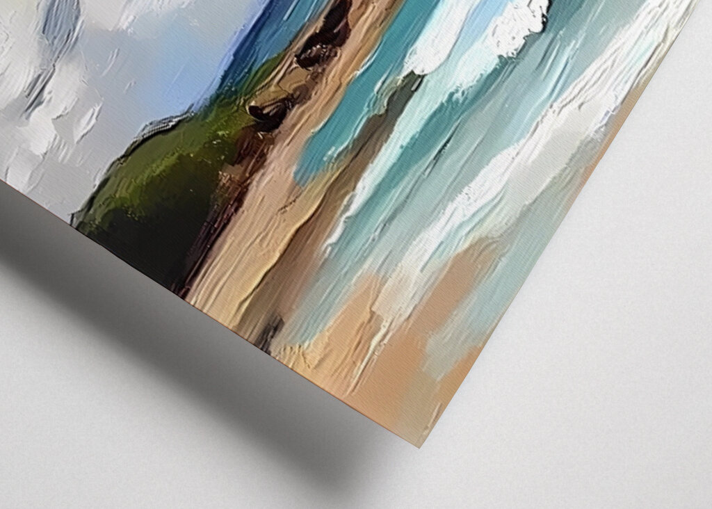 Cloudy Day At the Beach posters & prints by Avanesova Elena - Printler