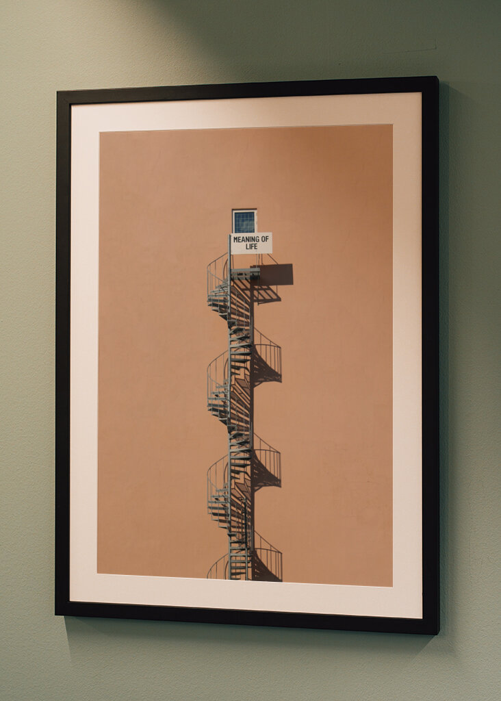 Meaning of life posters & prints by Marcus Cederberg - Printler