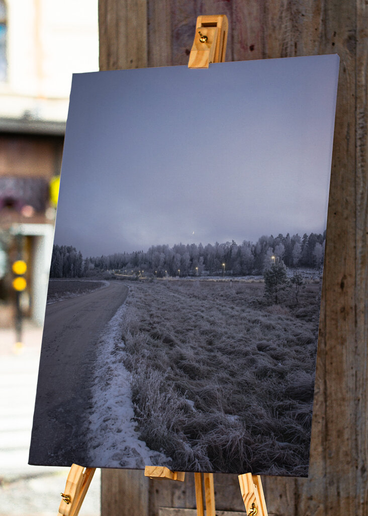 A Serene Winter Landscape posters & prints by Dora Alexandra Nacsa ...