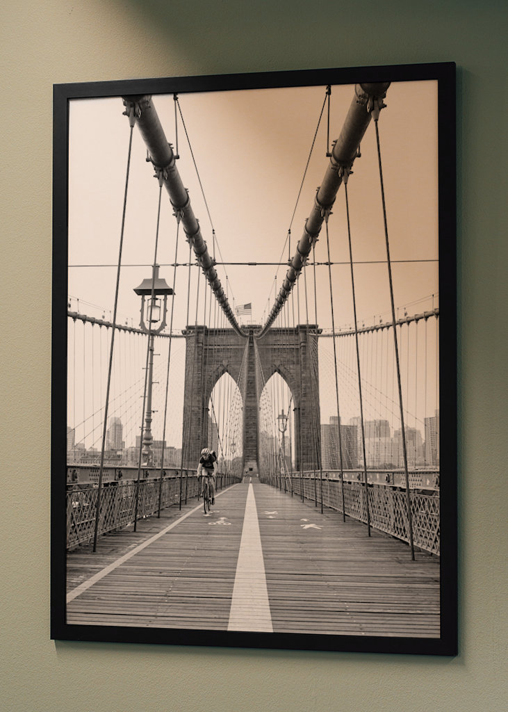 Brooklyn Brücke Poster von Sara Lindmark | Printler