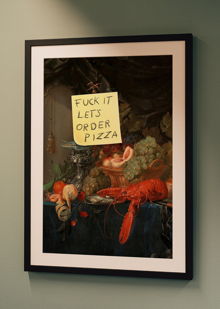 Let's Order Pizza Poster von Jonas Loose | Printler