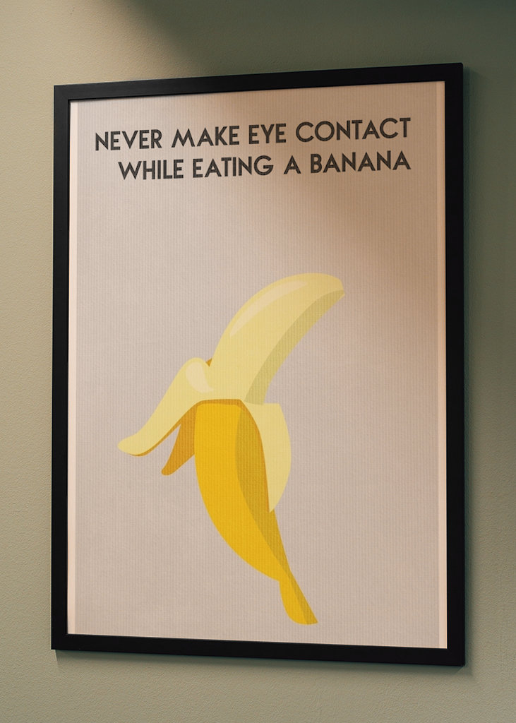 Never make eye contact Poster von Boris Draschoff | Printler
